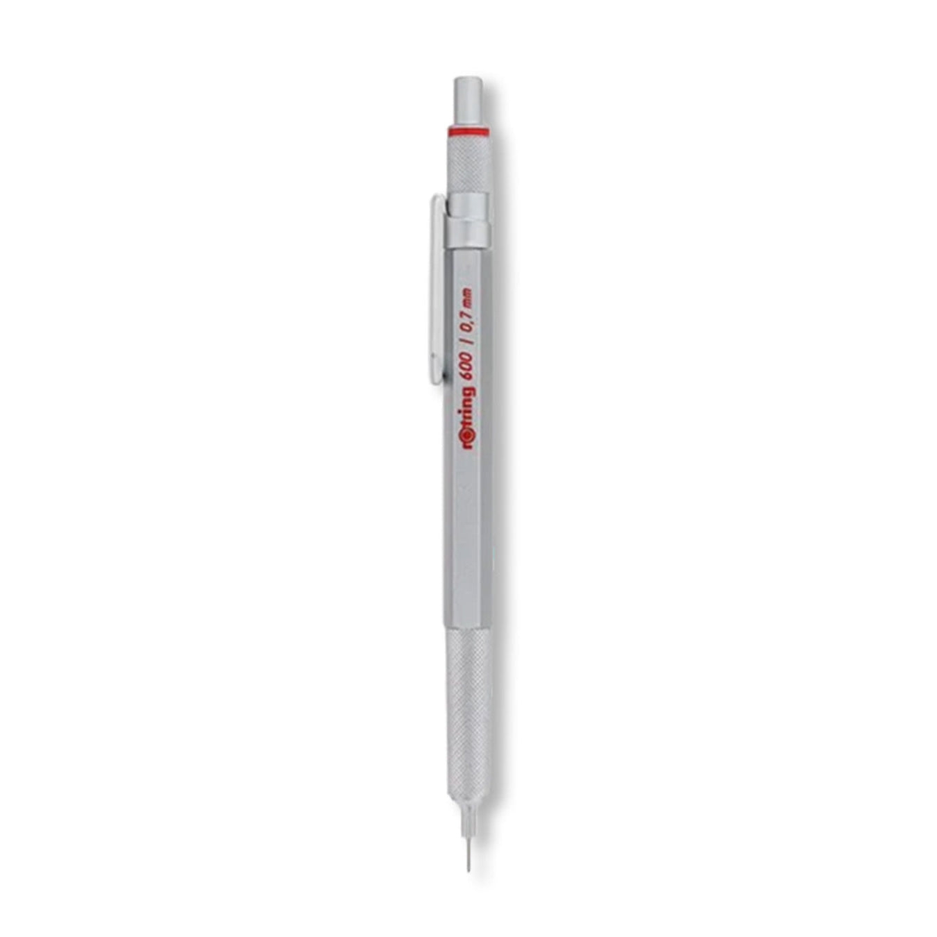 rOtring 600 Mechanical Pencil â€“ 0.7mm Tip, Silver Metal Body ...